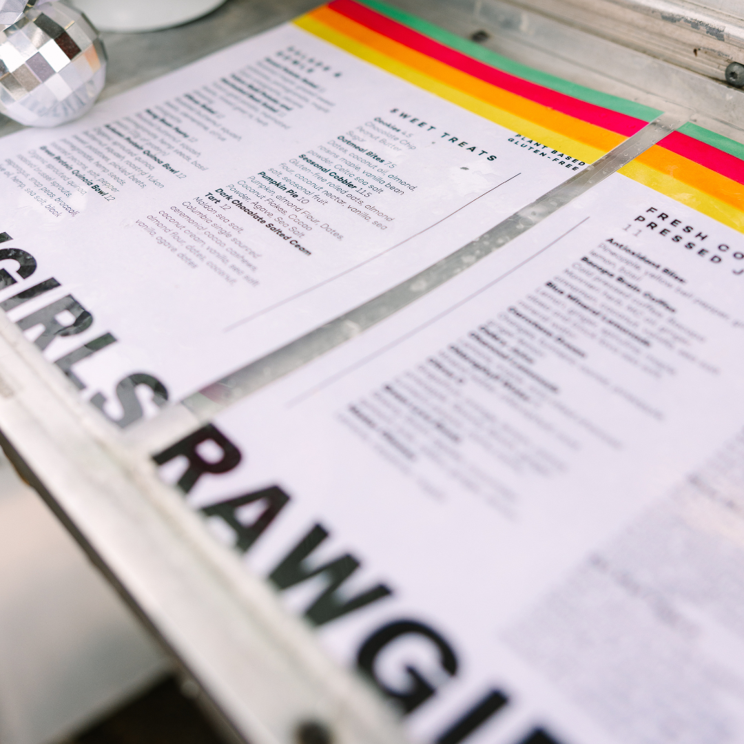Menus – RAWGIRLS